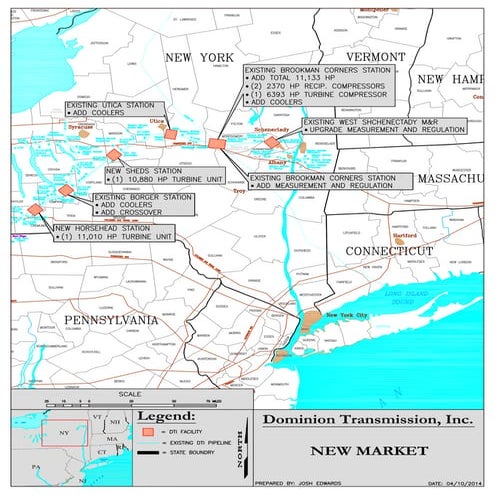 Dominion New Market Project Map | PDF