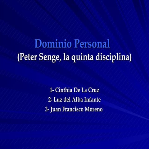 Dominio personal | PPT