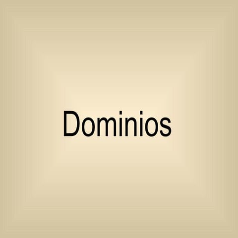 Dominios | PPT