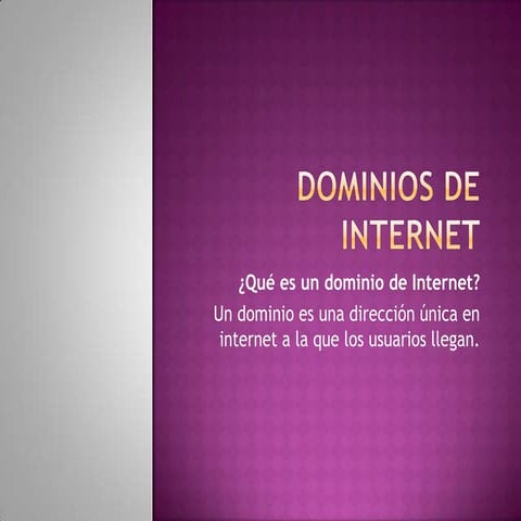 Ip y dominios de internet | PPTX
