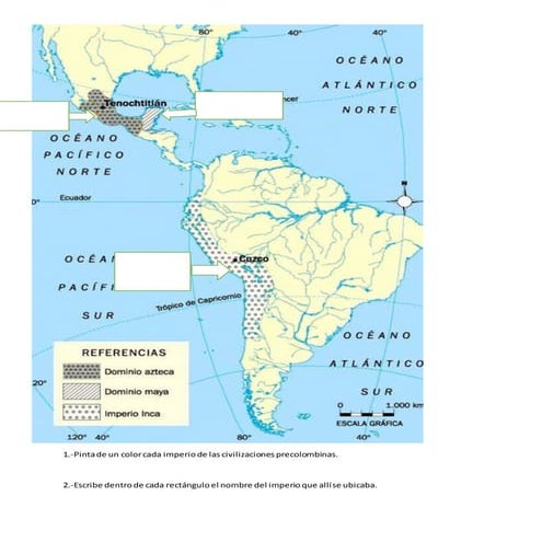Dominio territorial de las civilizaciones precolombinas | DOCX