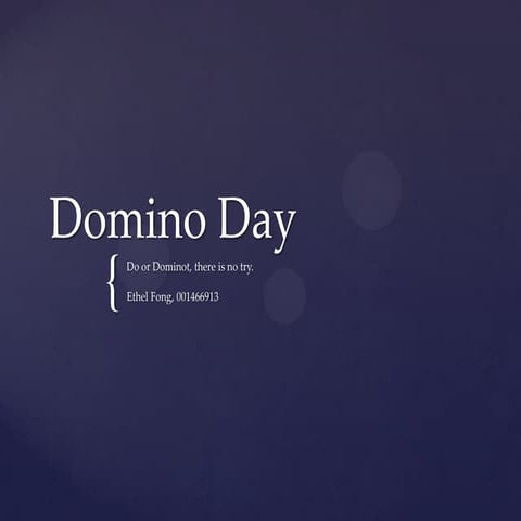 Domino day | PPTX