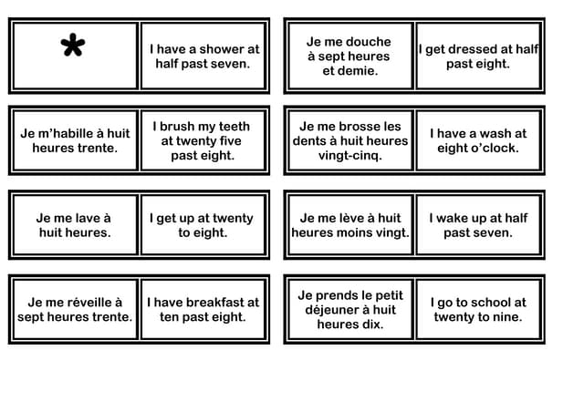 Dominoes: Reflexive Verbs & Daily Routine | PPT Dominoes: Reflexive Verbs & Daily Routine | PPT