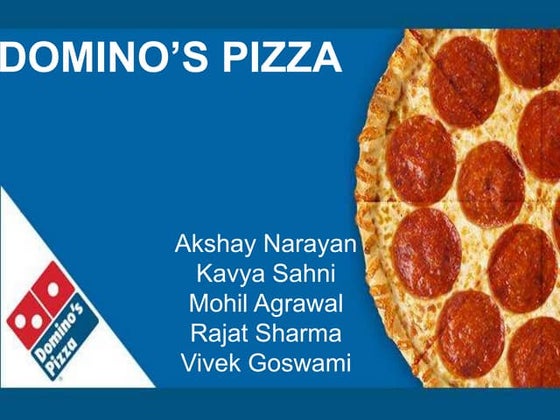 Marketing strategies of domino s | PPT