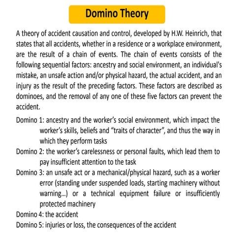 Domino theory | PPTX