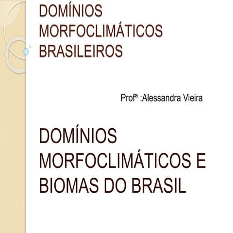 BIOMAS BRASILEIROS - SLIDES.pptx ssnsndn | PPTX
