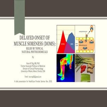 Delayed onset muscle soreness: Relief by topical natural phytochemicals ...