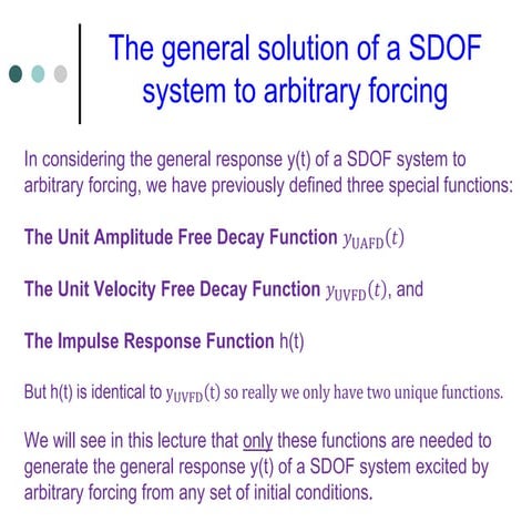 DOMV No 3 RESPONSE OF LINEAR SDOF SYSTEMS TO GENERAL LOADING (1).pdf