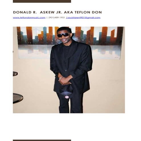 Donald Askew Jr. aka Teflon Don Client List | PDF