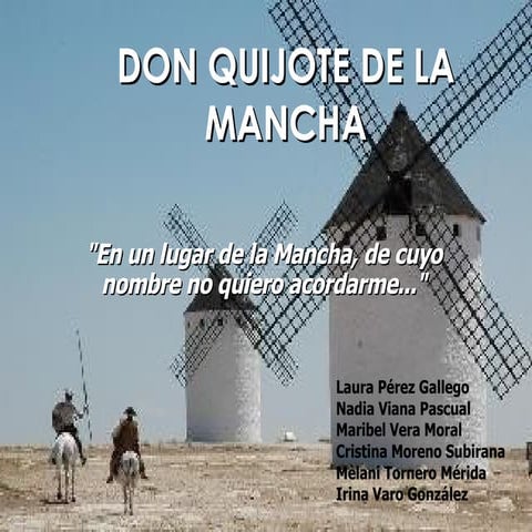 Don Quijote De La Mancha | PPT