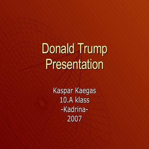 Donald Trump | PPT