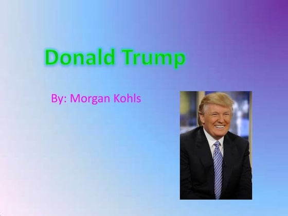 Donald trump | PPTX