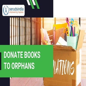 Donate Books to orphans | PPT