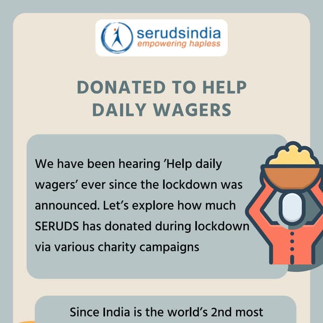 Donated To Help Daily Wagers | PDF