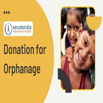 Donation for Orphanage | PPTX