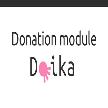 Donation module Doika | PPT
