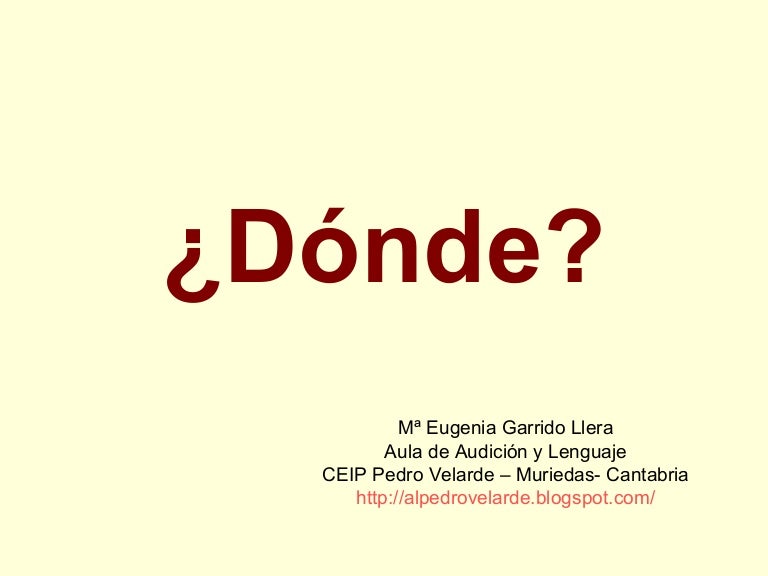 Donde