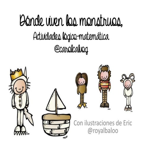 "Donde viven los monstruos" Lógico-matemáticas | PDF