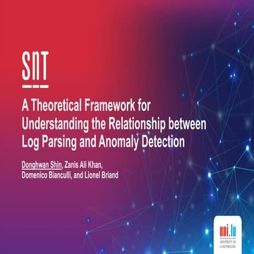 A Theoretical Framework For Understanding The Relationship Between Log Parsing And Anomaly