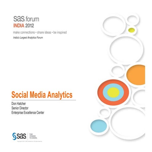 Social Media Analytics | PDF