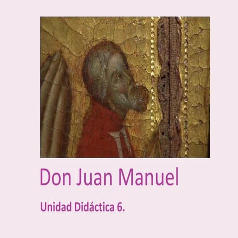 Don juan manuel. el conde lucanor. | PPTX