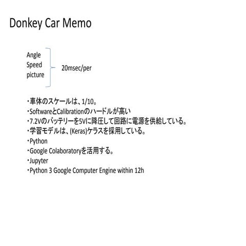 Donkey Car Memo | PPTX