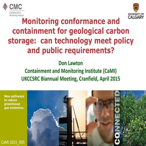 Don Lawton (CMC Research Institutes) - Monitoring Conformance and ...