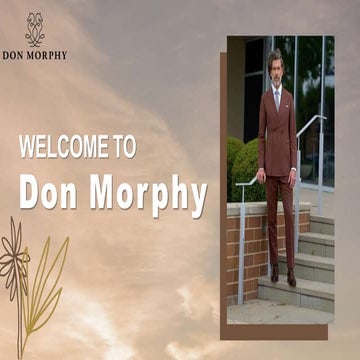 Top Handmade Custom Suits | Don Morphy | PPT