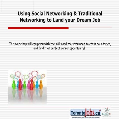 Donna Messer Using Social And Traditional Networking To Land Your Dream ...