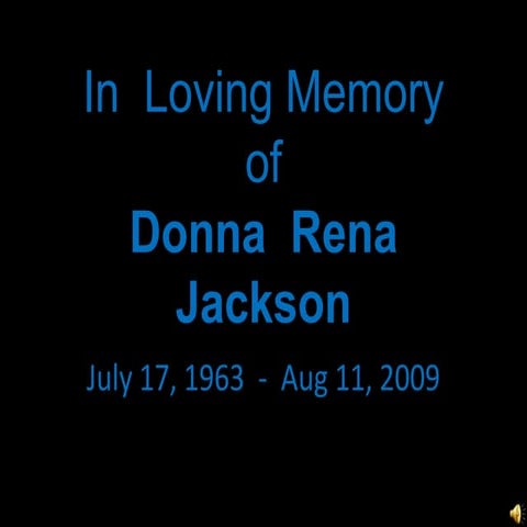Donna Rena Jackson | PPT