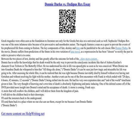 Donnie Darko | PDF