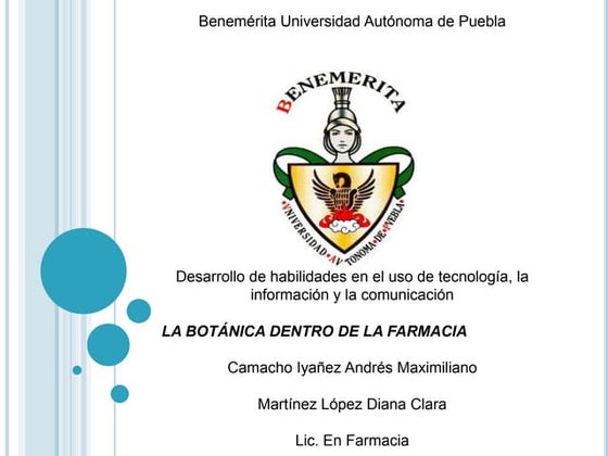 Ciencias auxiliares de la Botánica | PPT