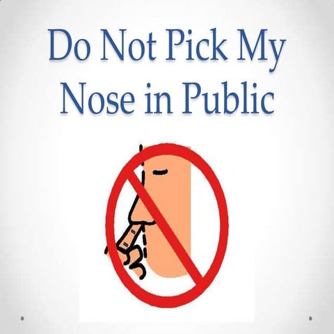 Dont Pick Your Nose Effects Of Aggressive Nose Picking On Septum