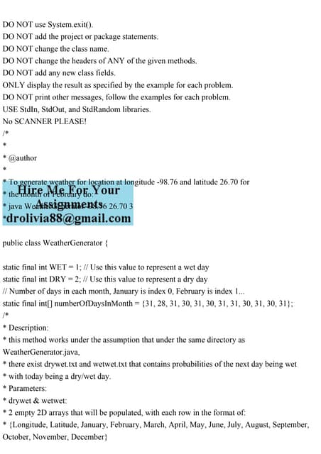 DO NOT use System.exit().DO NOT add the project or package stateme.pdf DO NOT use System.exit().DO NOT add the project or package stateme.pdf