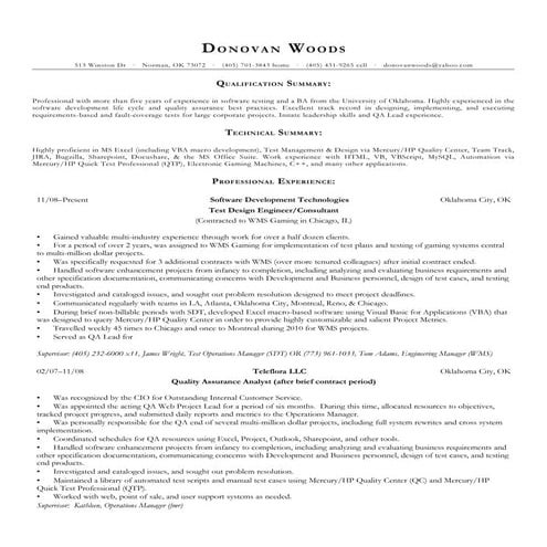 Wanda Reynolds Resume Current | DOCX