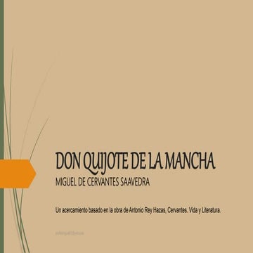 Don quijote de la mancha | PPTX