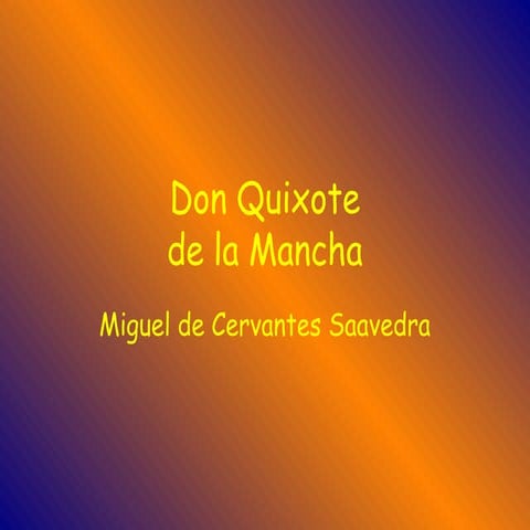 Don quixote | PPT