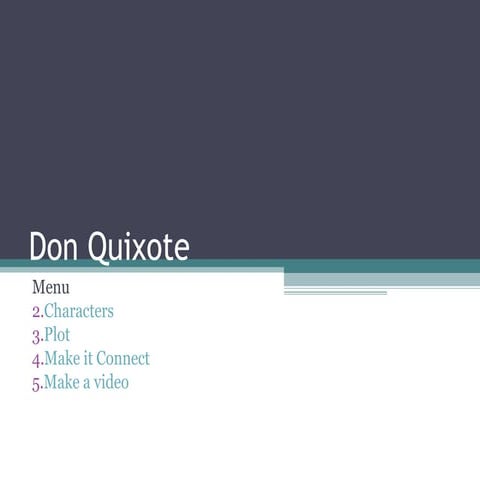 Don Quixote Doc | PPT