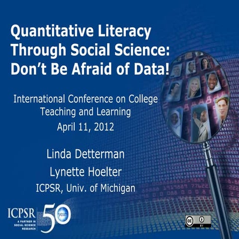 Quantitative Literacy: Don't be afraid of data (in the classroom ...