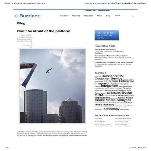 Don’t be afraid of the platform | PDF