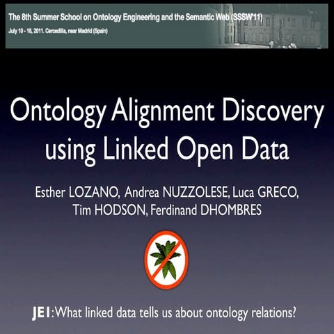 Ontology Alignment using Linked Data | PPT