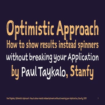 Optimism | PPT