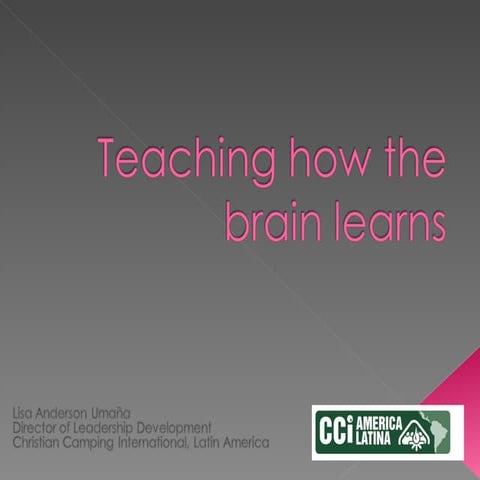 Don't stuff the goose teaching how the brain learns lisa anderson de ...