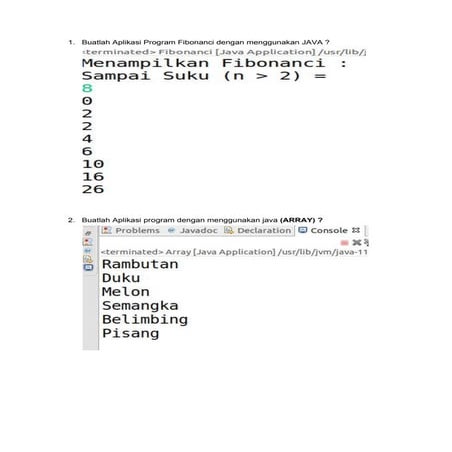 LatihanSederhanaAJA | PDF