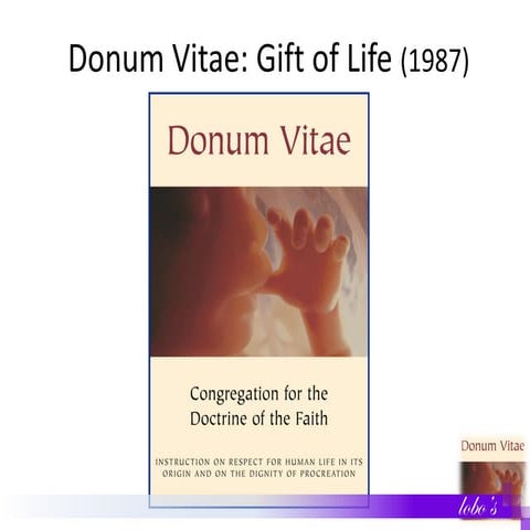 Donum vitae | PDF