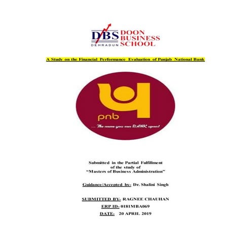 Doon business school pnb | PDF