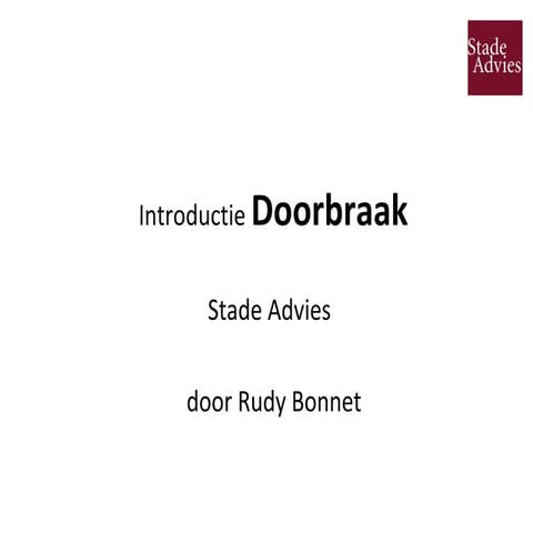 Doorbraak | PPT
