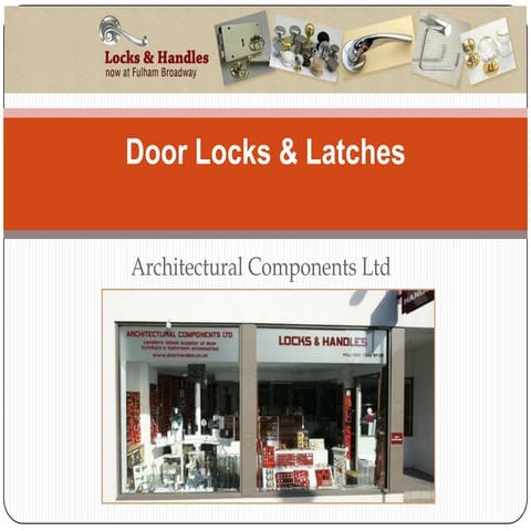 Door locks & latches | PPTX