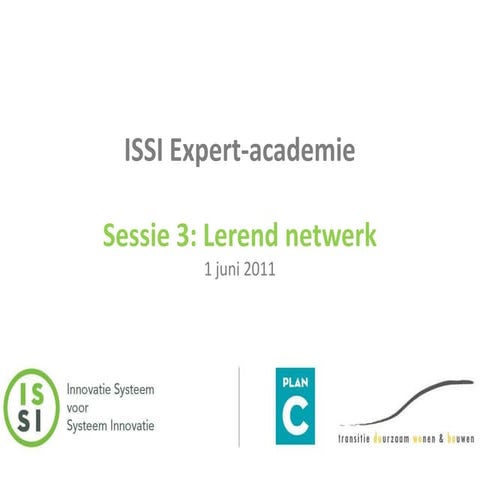 ISSI III doorloop i-propeller | PPTX