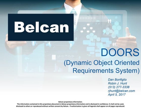 Dynamic Object-Oriented Requirements System (DOORS) | PPT | Databases | Computer Software and ...
